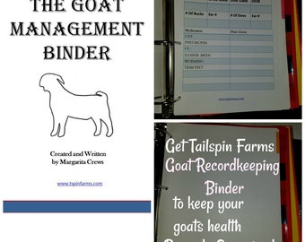 Goat Management Binder - Etsy