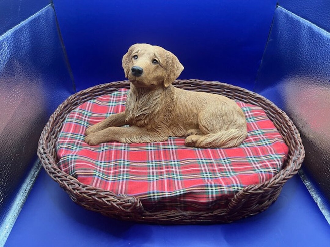 Sandicast Golden Retriever Dog Sculpture 10 Sandra Brue 1991 USA With ...