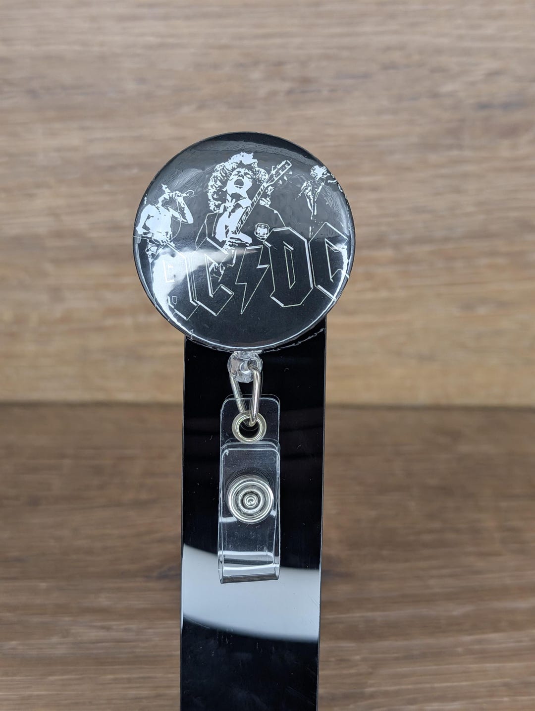 ACDC Heavy Metal Rock Band Group Retractable ID Badge Reel Document ...