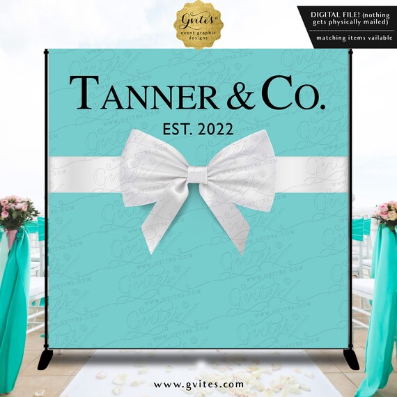 Turquoise Blue Wedding Backdrop Venue Decoration by Gvites 4x4/5x5/6x6 ...