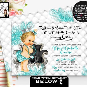 Baby Welcome First Birthday Sign, Diamonds and Pearls, Princess ...