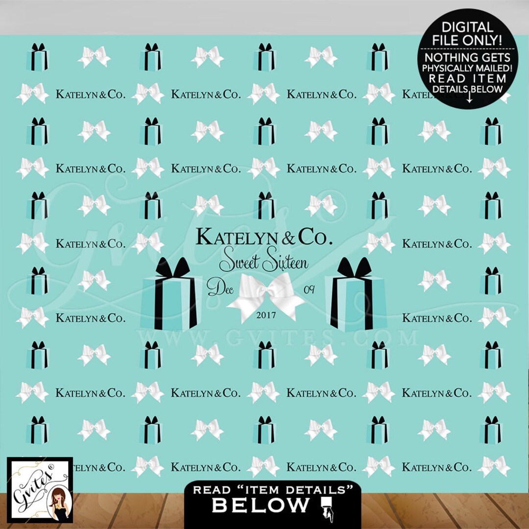 Sweet 16 Step and Repeat Backdrop 10’ Width X 8’ Height - Etsy