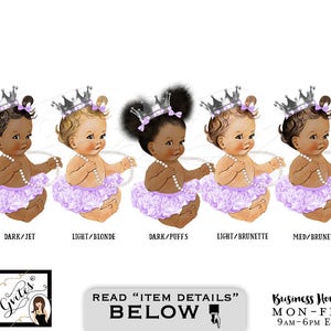 Lavender Silver and Purple Baby Shower Invitation/ Princess Baby Girl ...