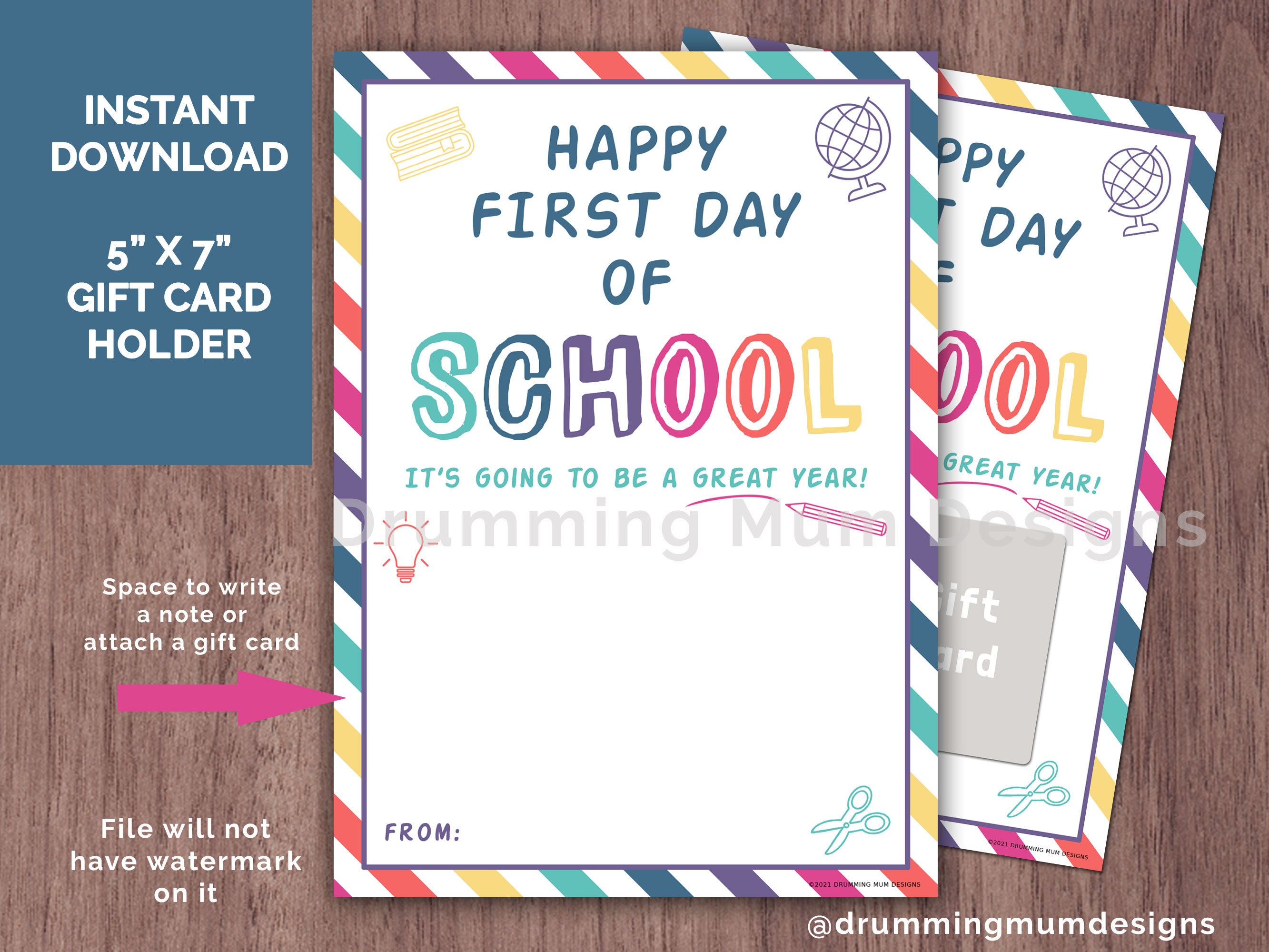 Happy First Day Of School Card