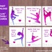 Dance Happy First Day of Dance Gift Tags Cards PRINTABLE Big - Etsy