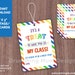 PRINTABLE First Day of School Candy Treat Bag Gift Tags Note for ...
