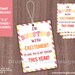 First Day of School PRINTABLE for Teacher Candy Treat Bag Gift Tags ...