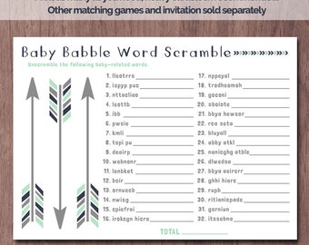 Baby Babble Scramble - Etsy
