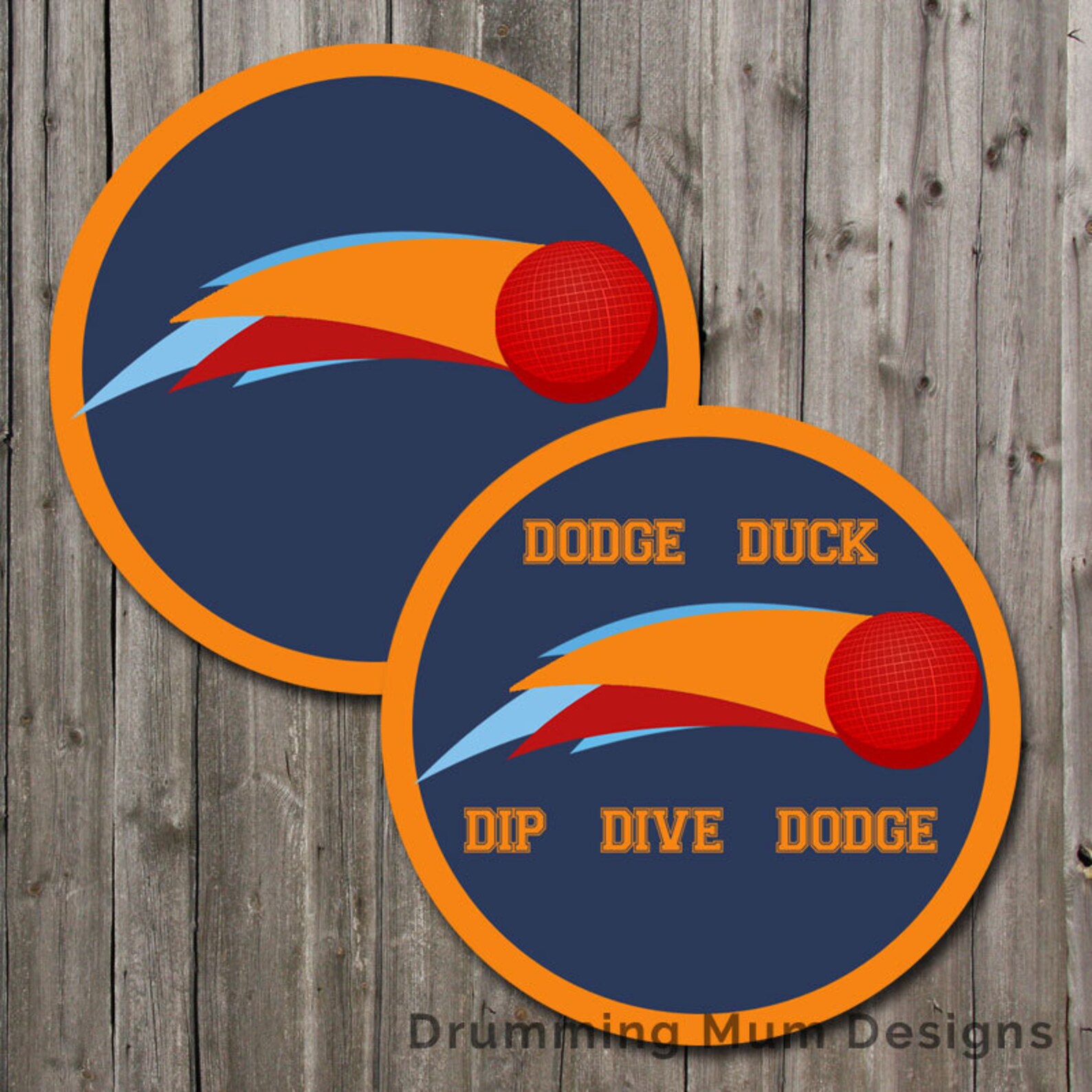 Dodgeball Cupcake Toppers Birthday Party Decoration Round | Etsy