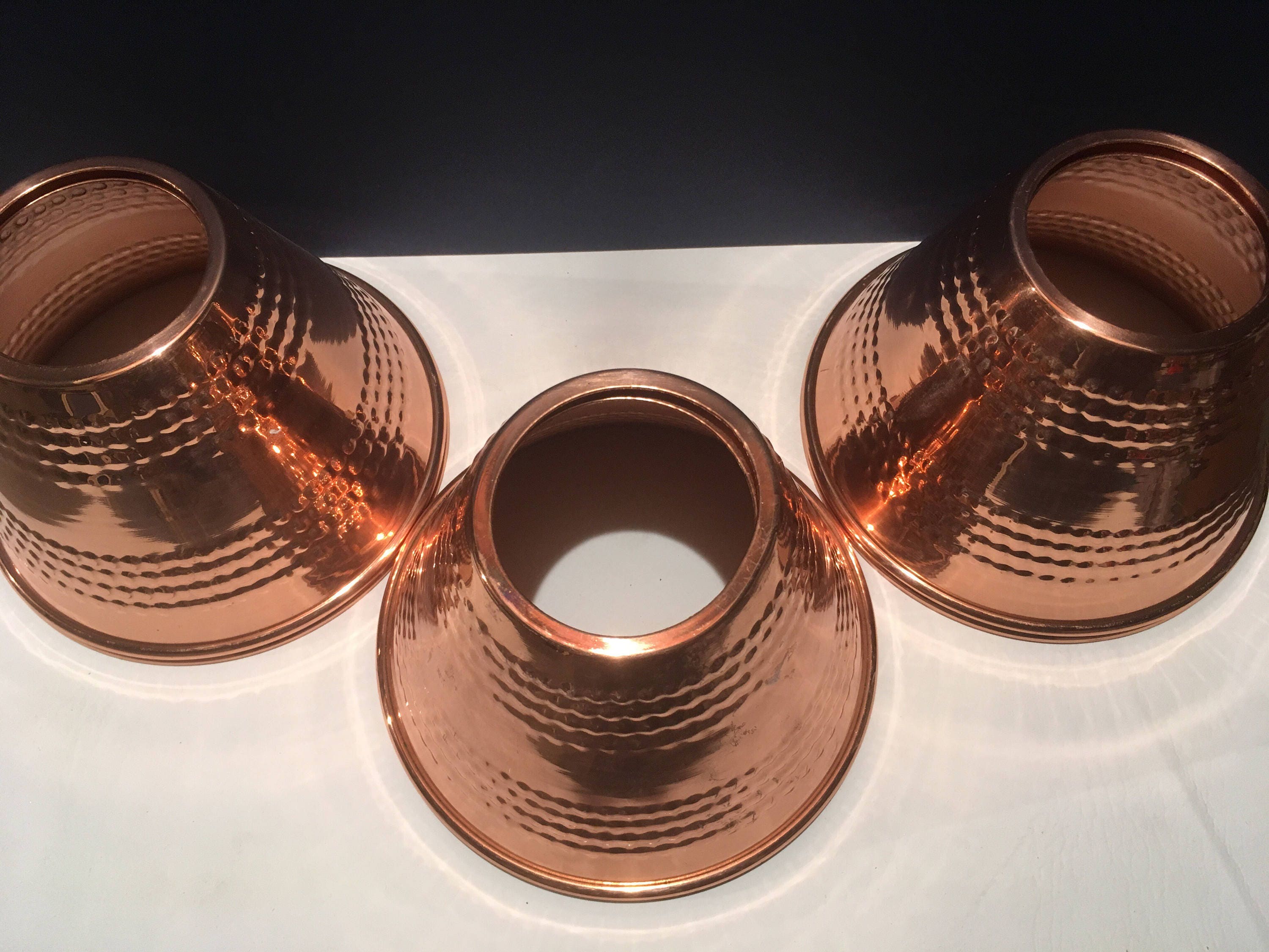 Vintage Copper Lamp Shades Copper Home Decor Copper Home Finishes - Etsy