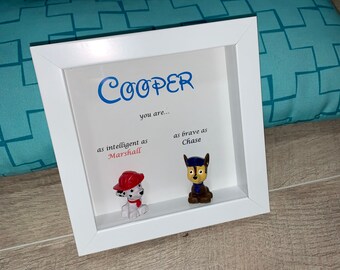 Paw Patrol Shadow Box | Etsy