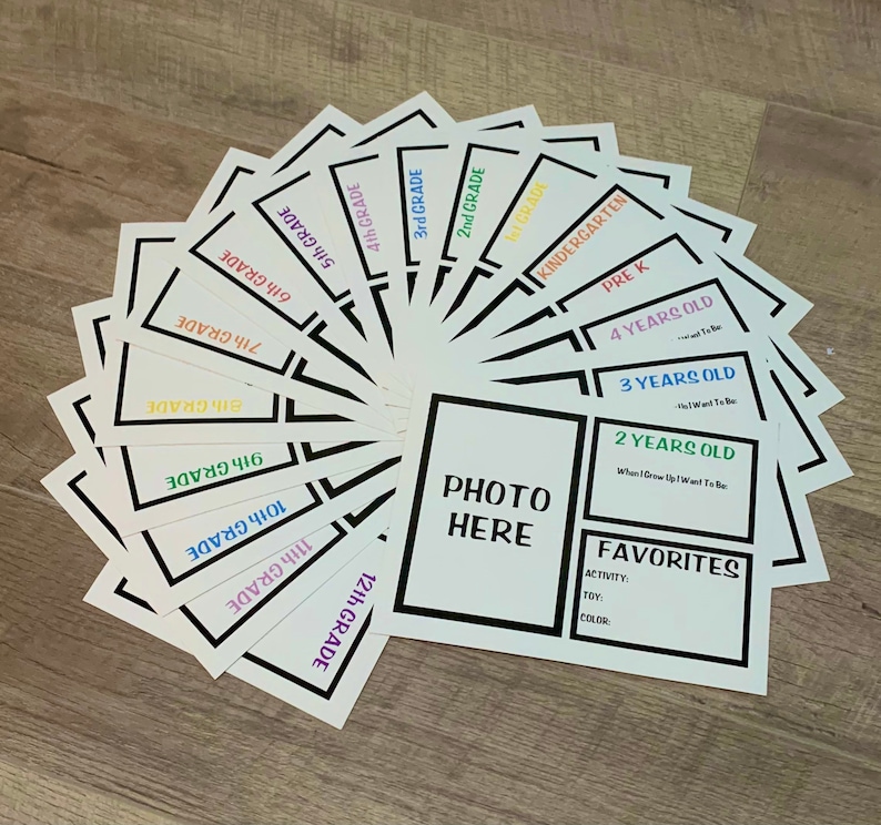 DIY Kids Schoolwork Memory File Box Kit Kids File Organizer - Etsy