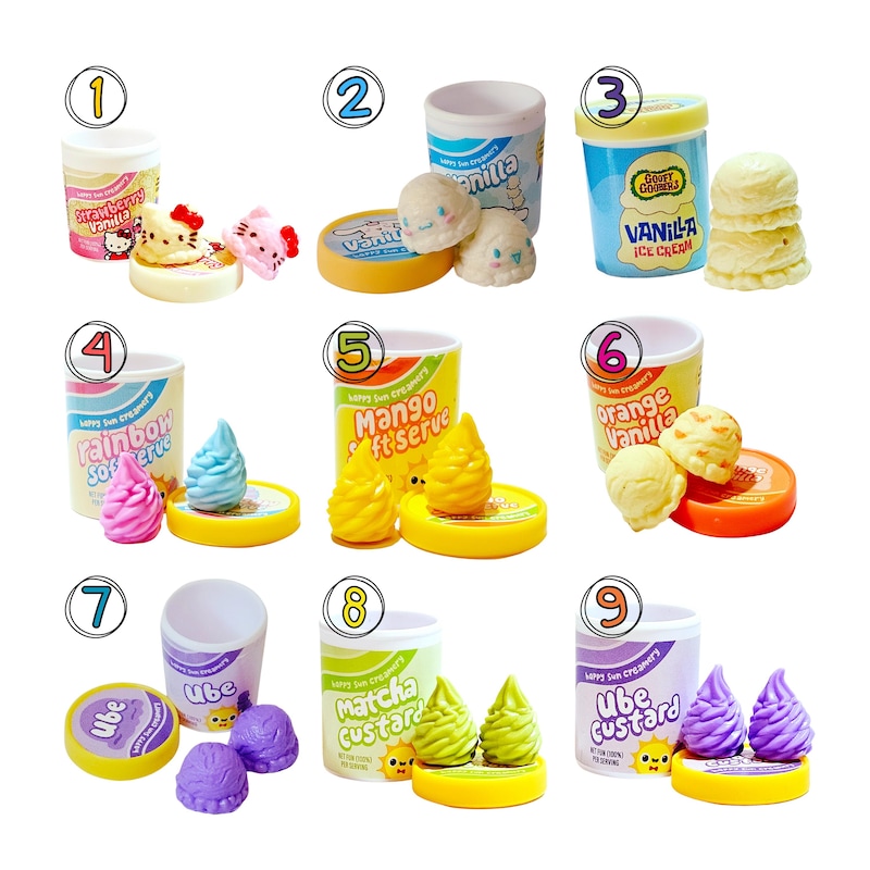 Ice Cream Miniverse - Etsy