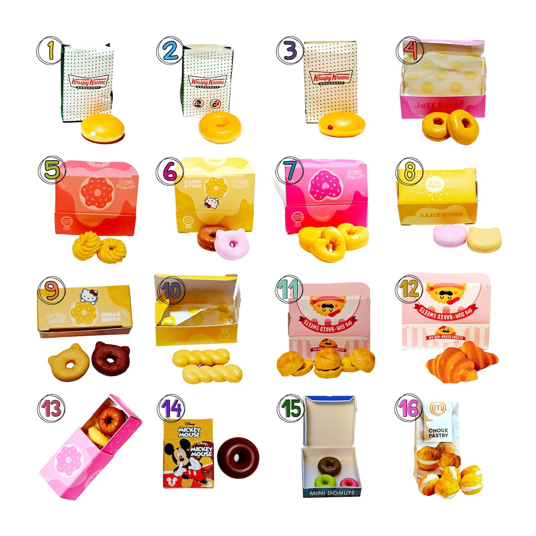 MGA Miniver Make It Mini - Donuts & Pastry Dollhouse Miniatures - YOU ...