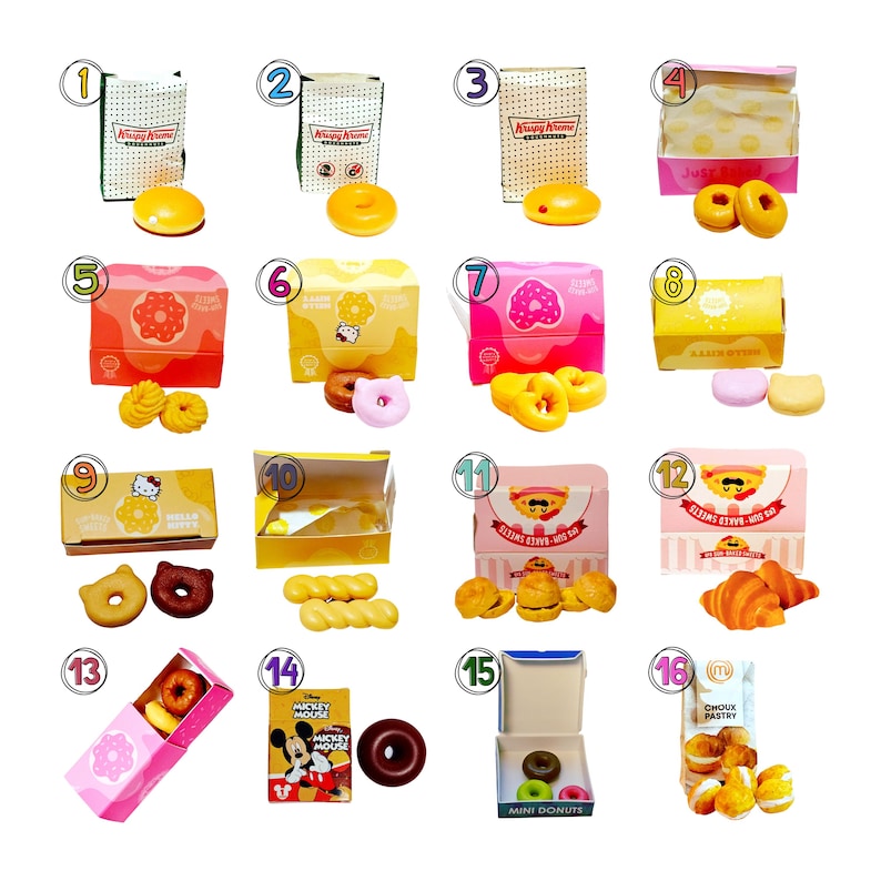 MGA Miniver Make It Mini - Donuts & Pastry Dollhouse Miniatures - YOU ...