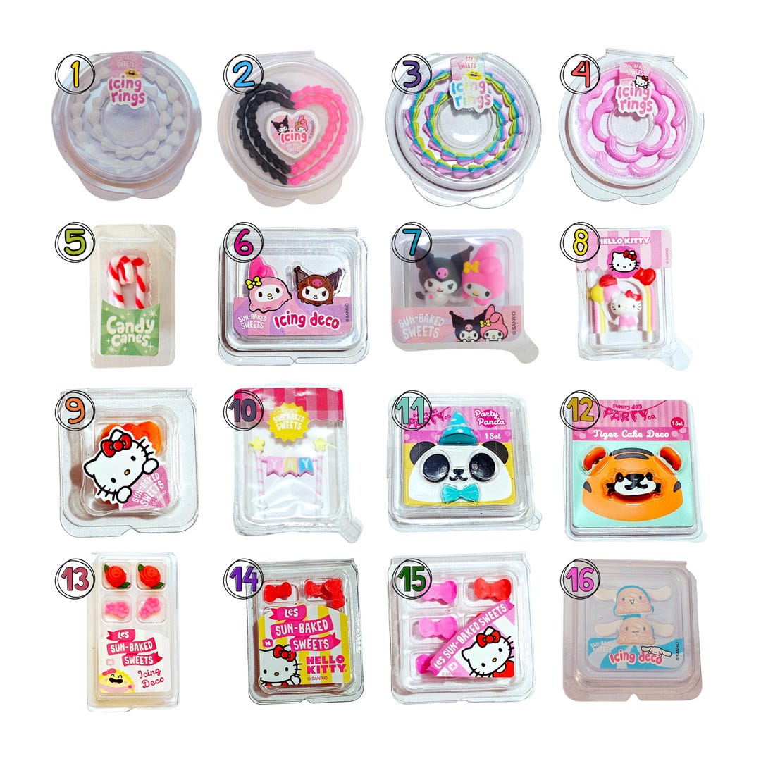 Miniverse Make It Mini Ingredients - Dollhouse Miniature Food - Sweets ...