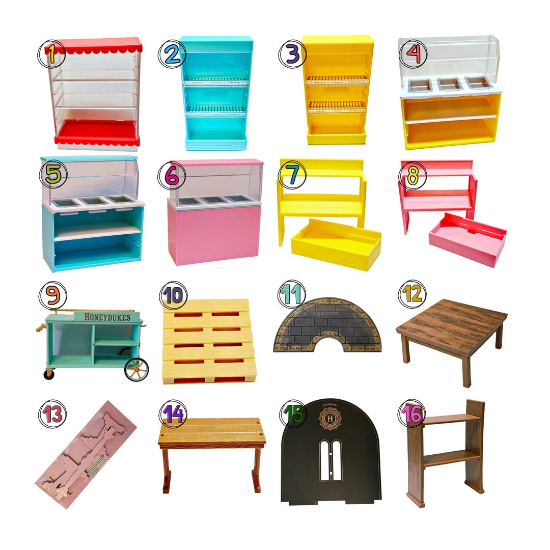 MGA Miniverse Miniature Spaces, Extras & Replacements, Dollhouse ...