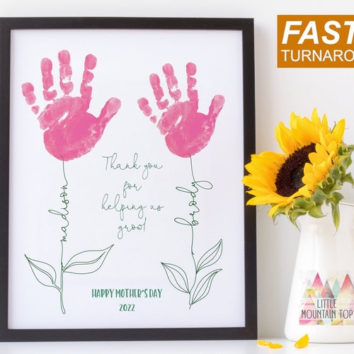 Printable Mother's Day Gift. Personalized Mother's Day - Etsy