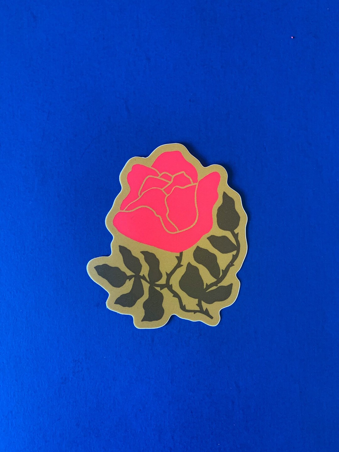 Rose Vinyl Sticker - Etsy