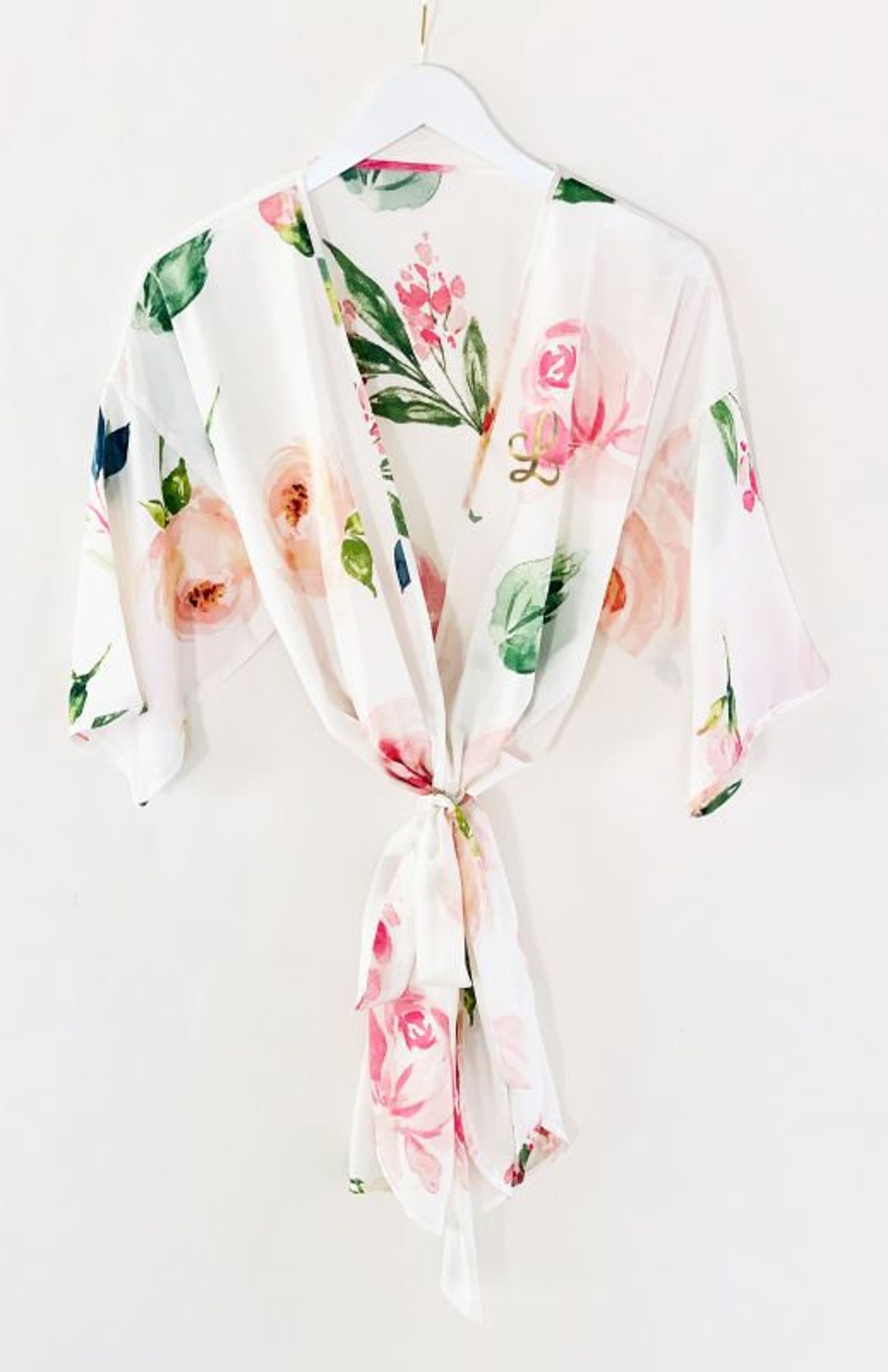 Floral Robe Floral Bridesmaid Robes Floral Print Bridesmaid Robes ...