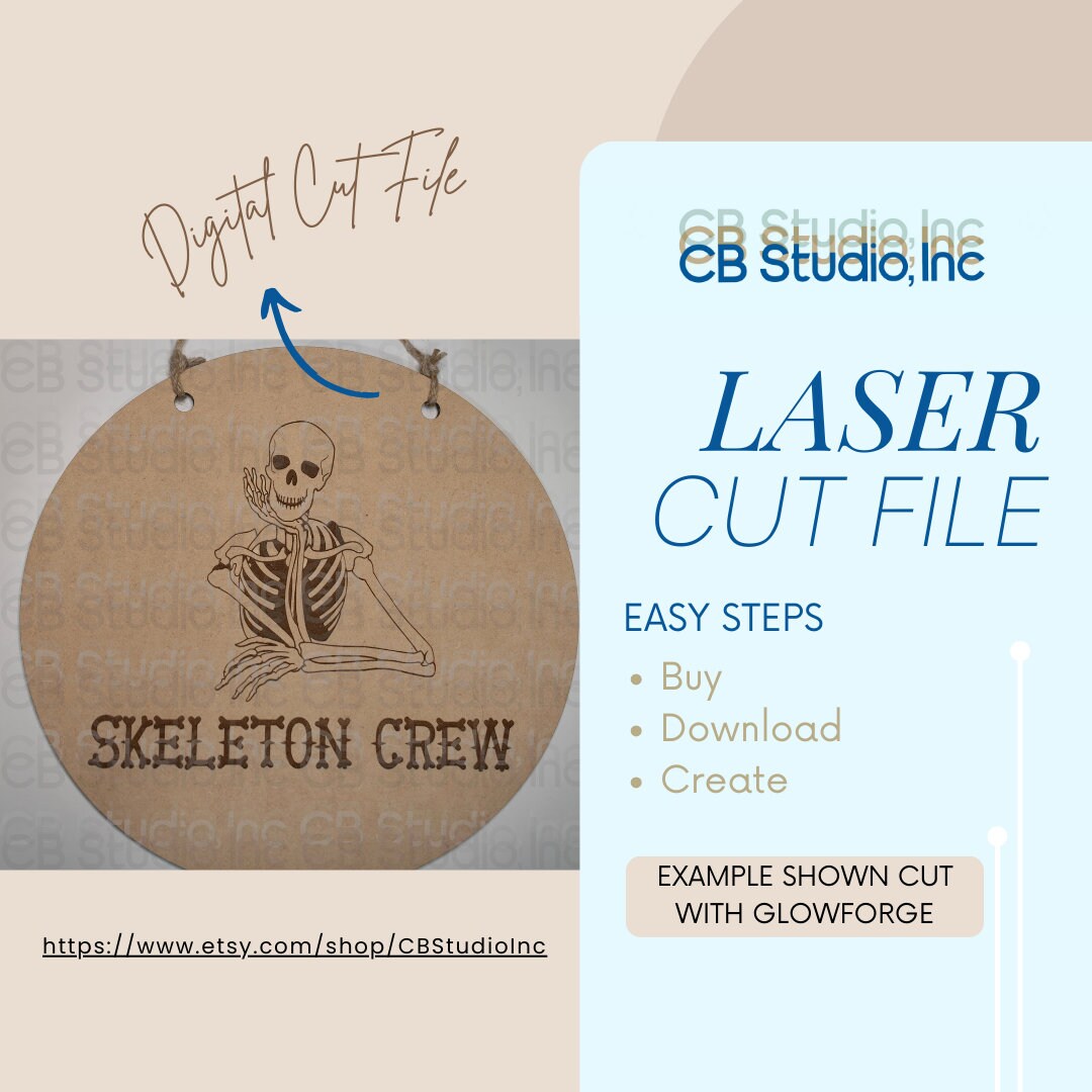 Skeleton Crew - Circle Sign for Lasers - Spooky Skeleton Resting His ...