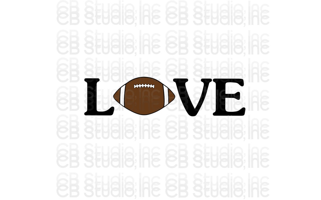 LOVE Football SVG & Digital Download - Etsy