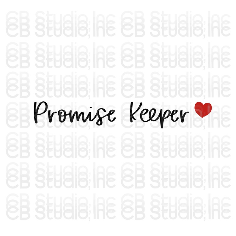Promise Keeper - Heart Design *SVG & PNG Digital Download* - Etsy