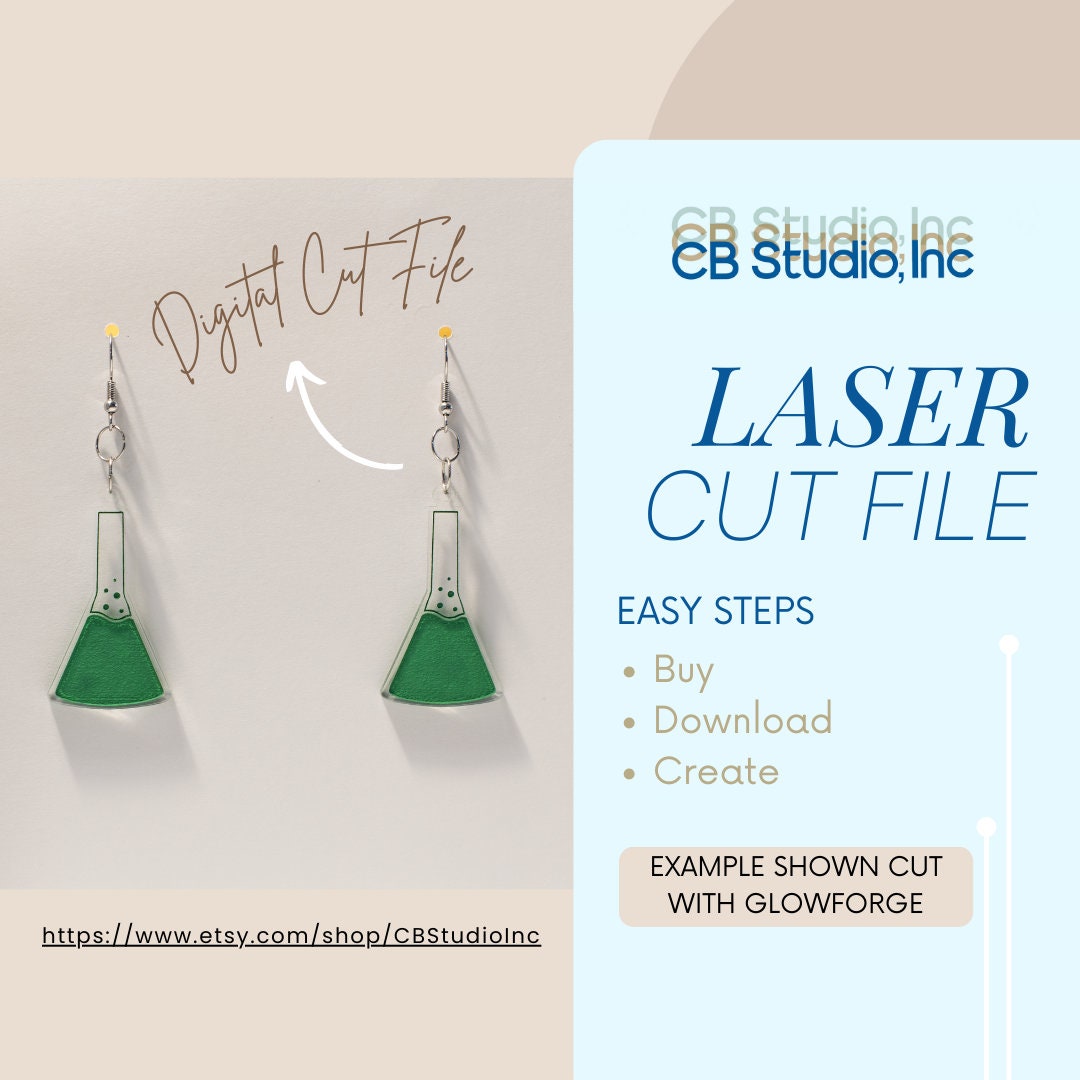 Erlenmeyer Science Flask *SVG Cut File for Laser* - Etsy