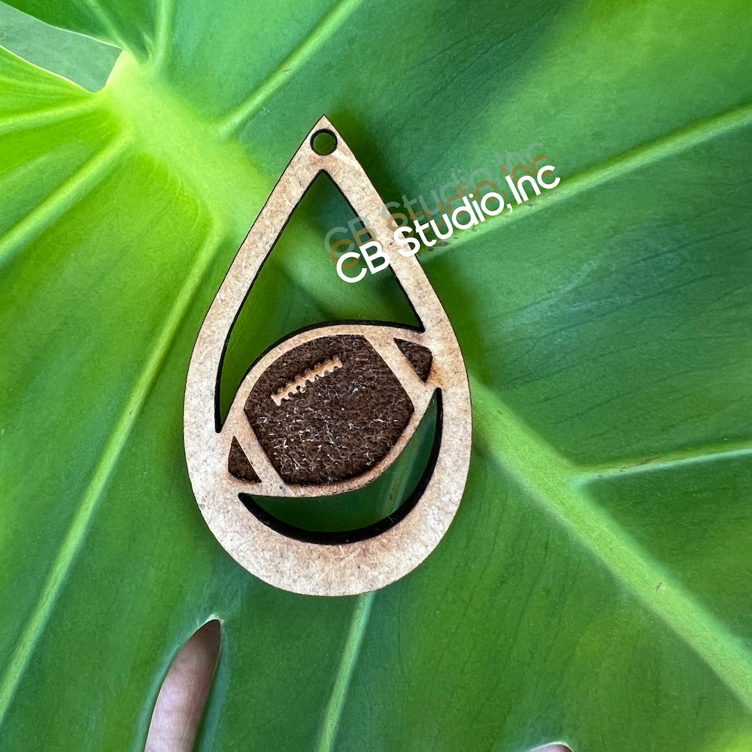 Football Earrings - SVG Digital Download *laser Tested* - Etsy