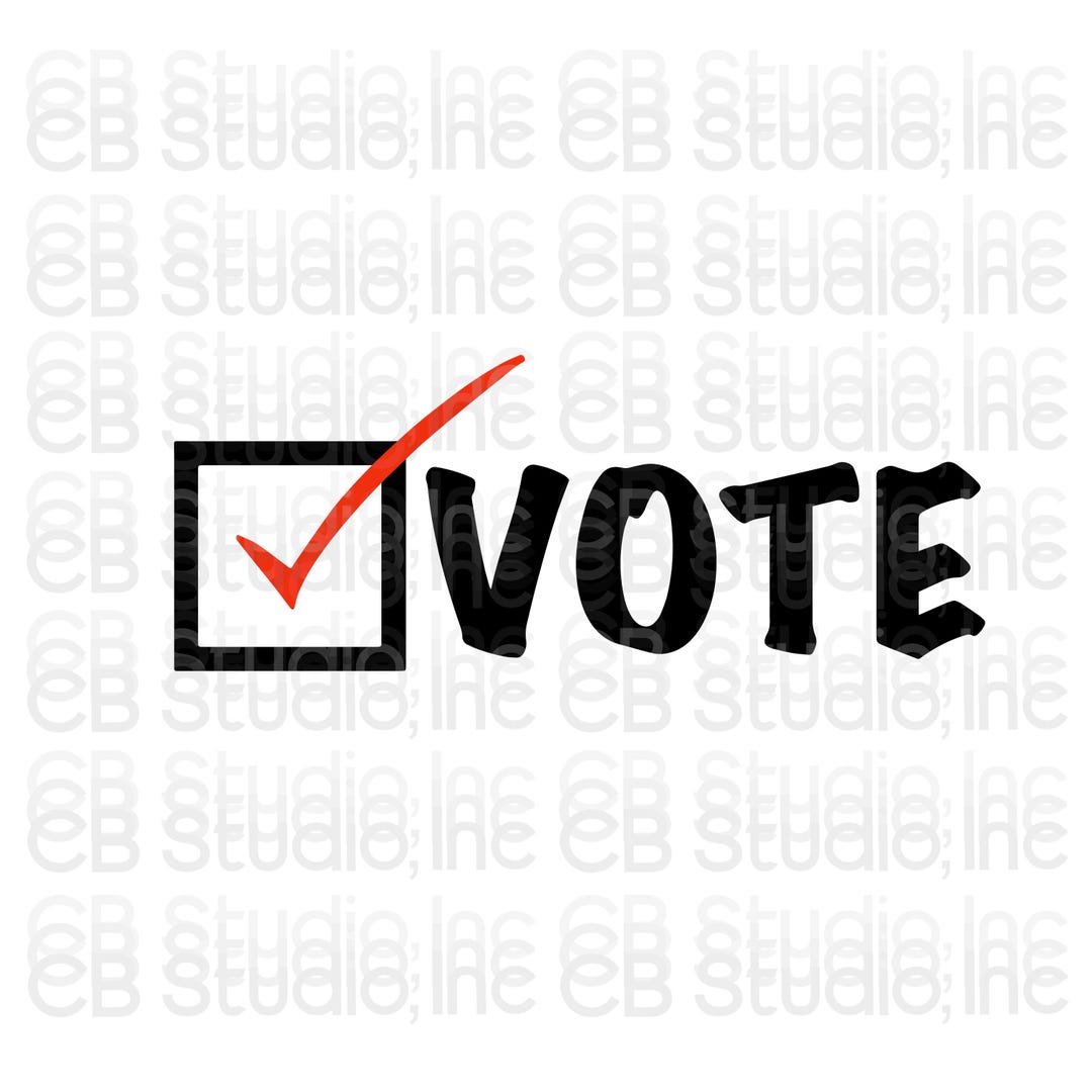 Vote - Checkbox Design *SVG & PNG Digital Download* - Etsy