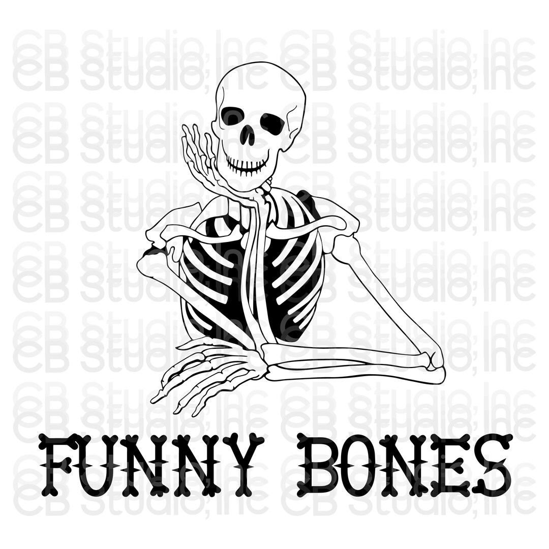 Funny Bones Skeleton Design SVG & PNG Digital Download - Etsy