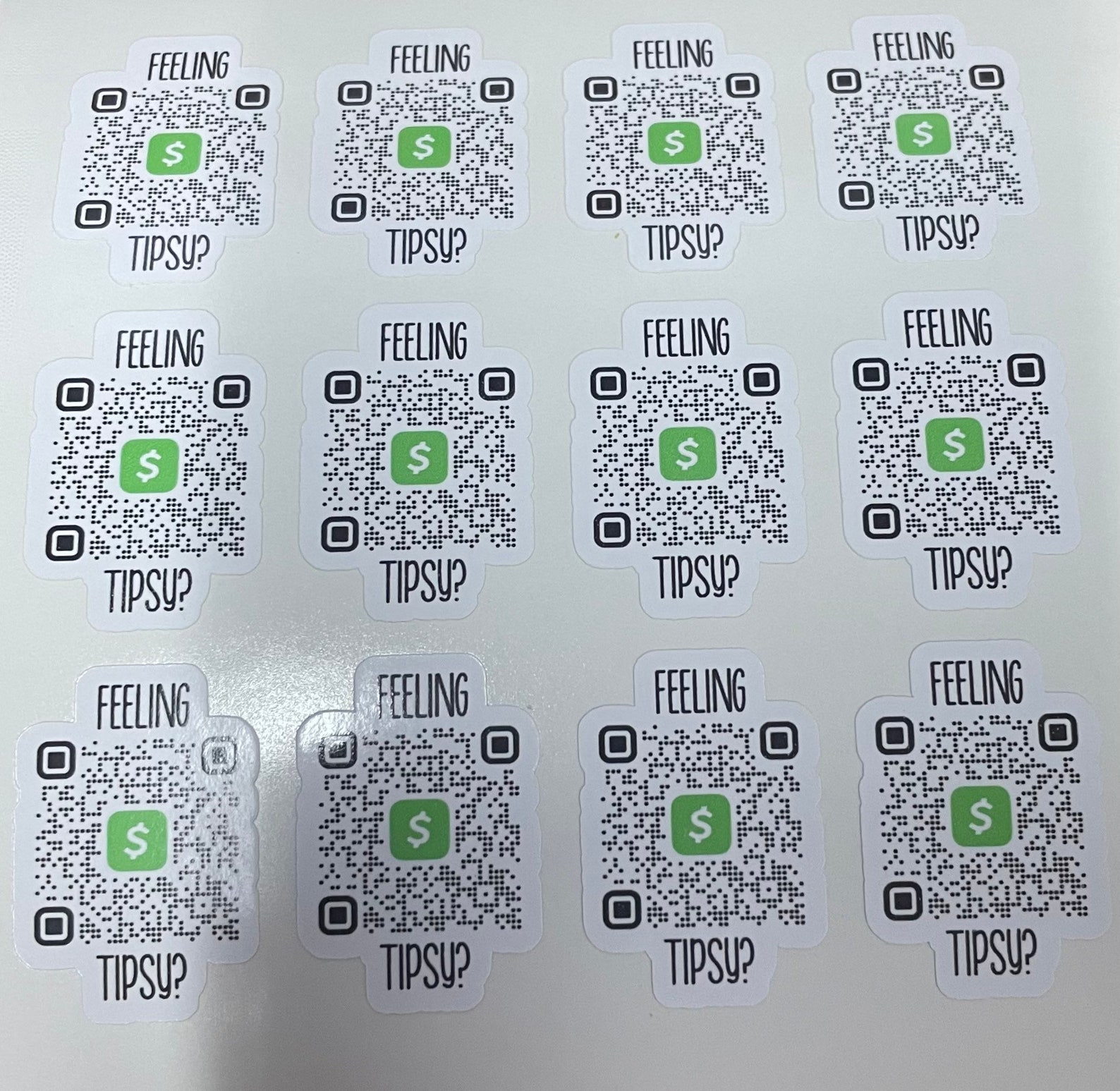 QR Code Stickers, Custom QR Code Stickers, Personalized Stickers - Etsy