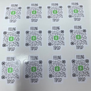 QR Code Stickers, Custom QR Code Stickers, Personalized Stickers - Etsy