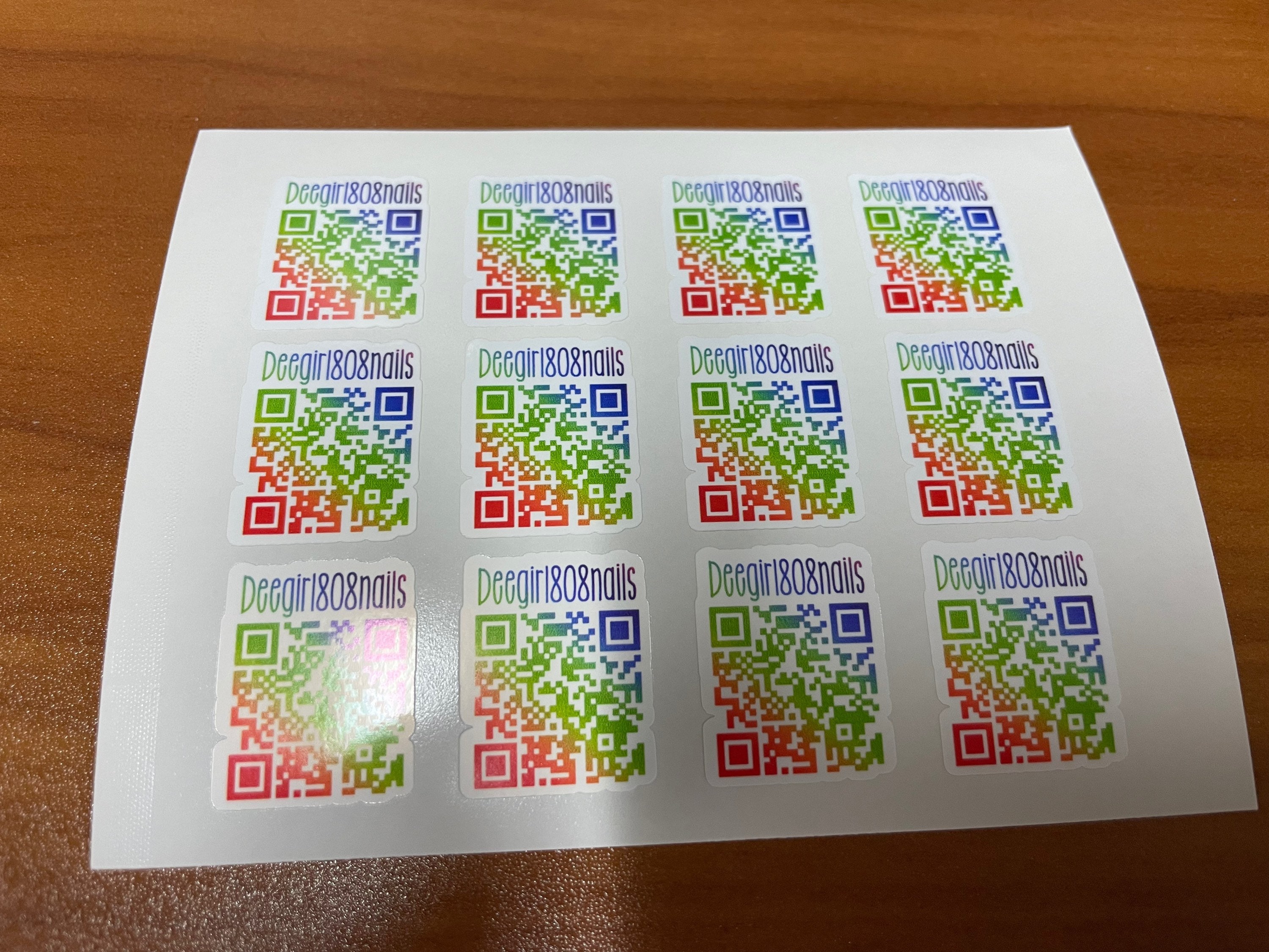 QR Code Stickers, Custom QR Code Stickers, Personalized Stickers - Etsy