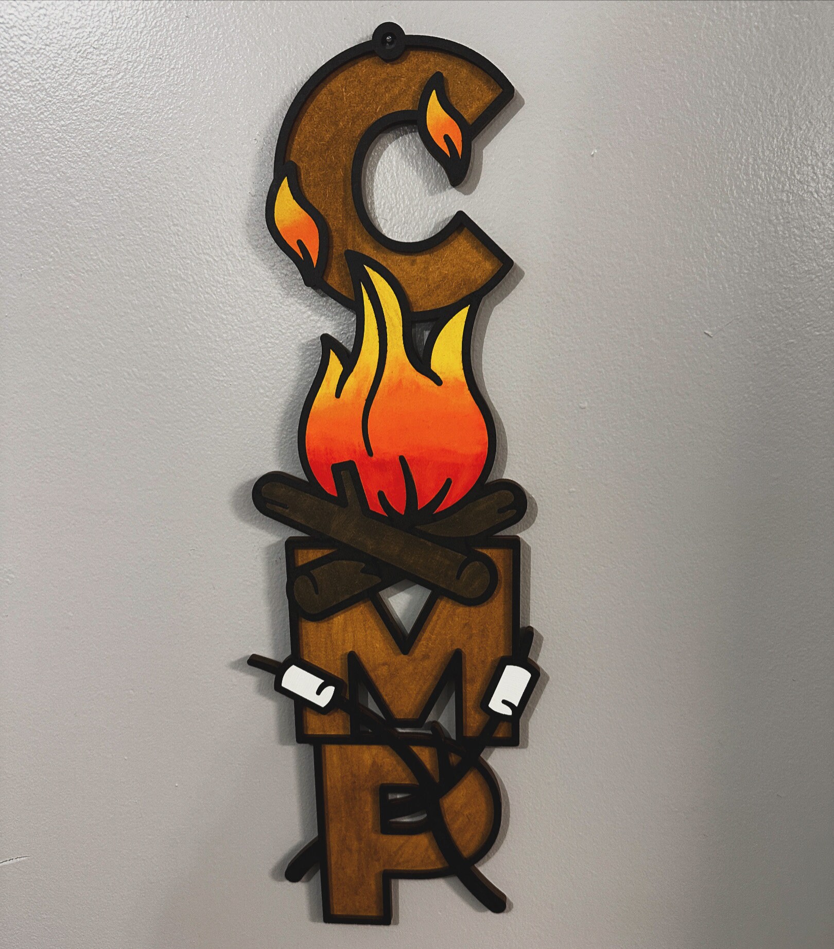 Camp Sign Wood Camp Sign Campsite Decor Camping Decor - Etsy