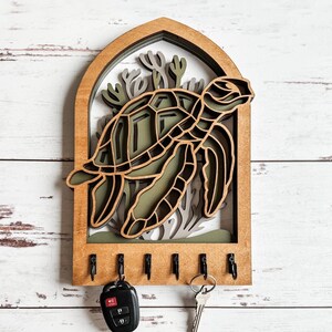 Turtle Arch Key Holder, Custom Key Rack - Etsy