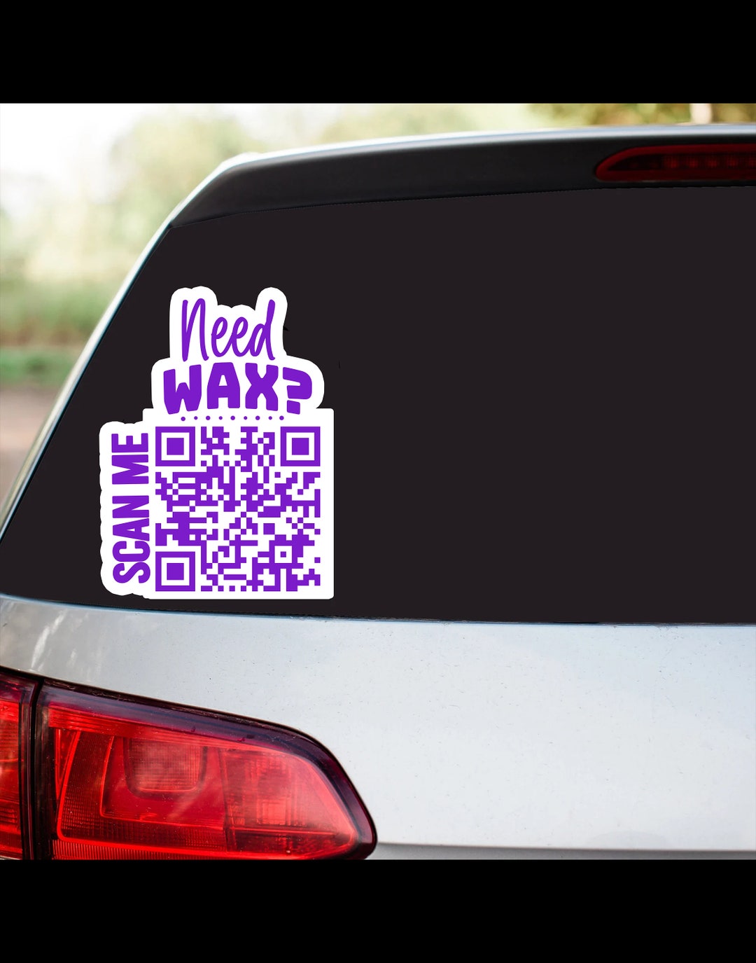 Need Wax Custom Qr Code Decal Custom Qr Code Car Decal - Etsy
