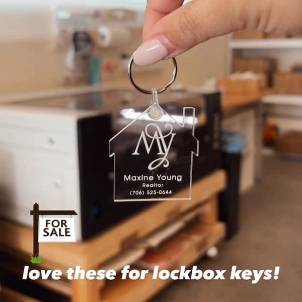 Realtor Keychain - Etsy