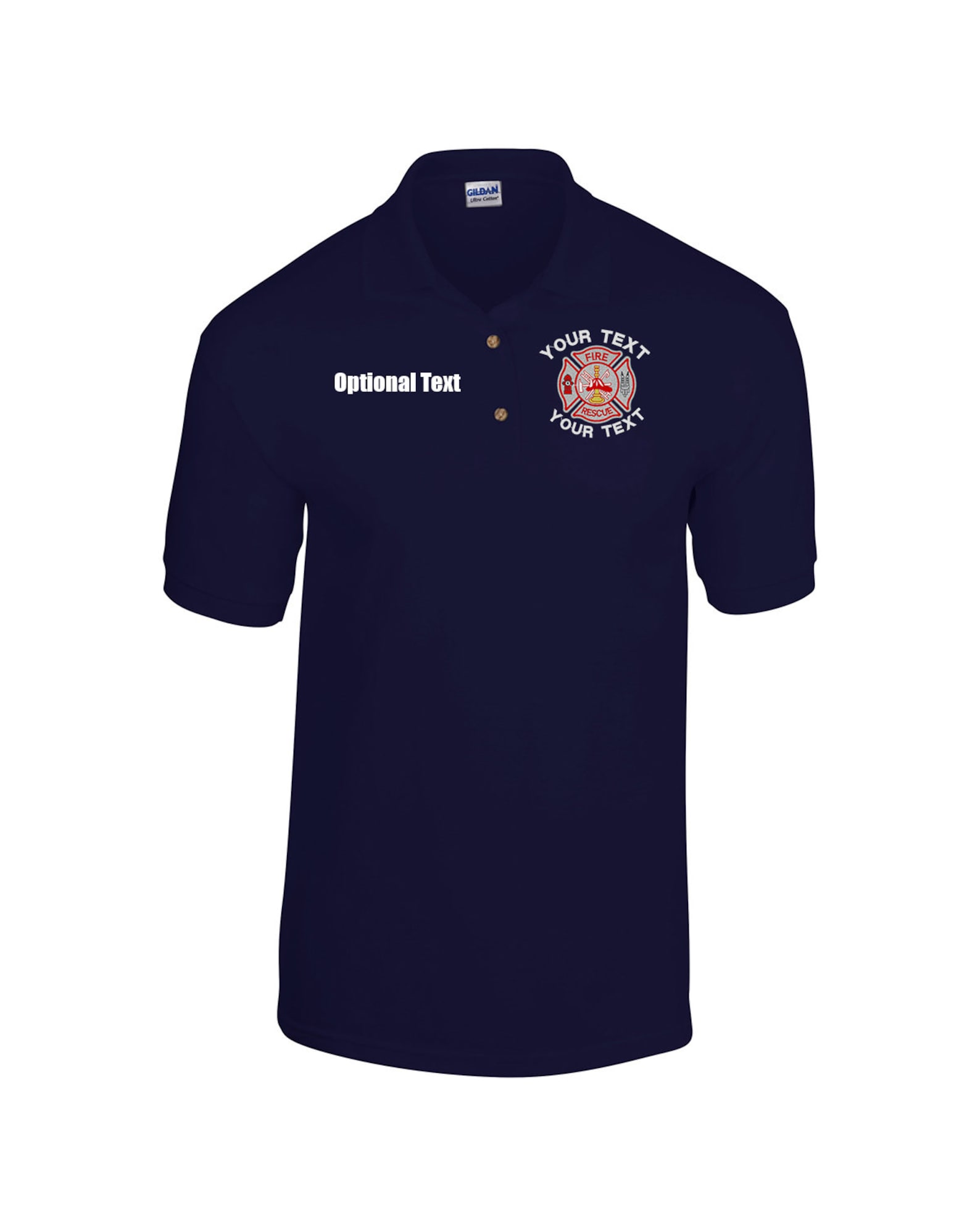 Personalized Firefighter Polo FF Polo Firefighter Polo - Etsy