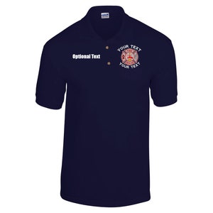 Personalized Firefighter Polo, FF Polo, Firefighter Polo Shirt ...