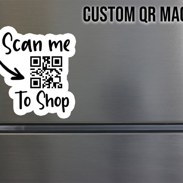 Qr Code Magnet - Etsy