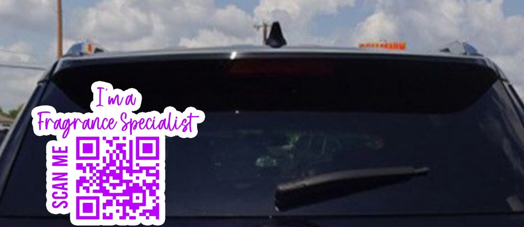 Custom Qr Code Decal Custom Qr Code Car Decal - Etsy