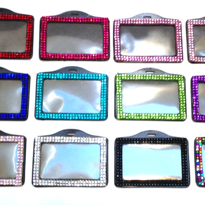 Bling Badge Holder - Etsy