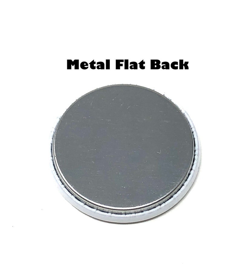 1.25 Inch Pin back Flat back Indented back Button Keyring | Etsy