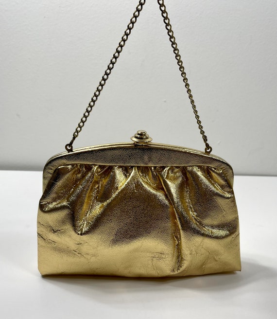 Gold purse, Formal purse, Vintage purse, Evening Bag,… - Gem