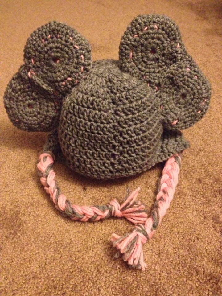 Elephant Crochet Hat Disney Dumbo Character Hat - Etsy