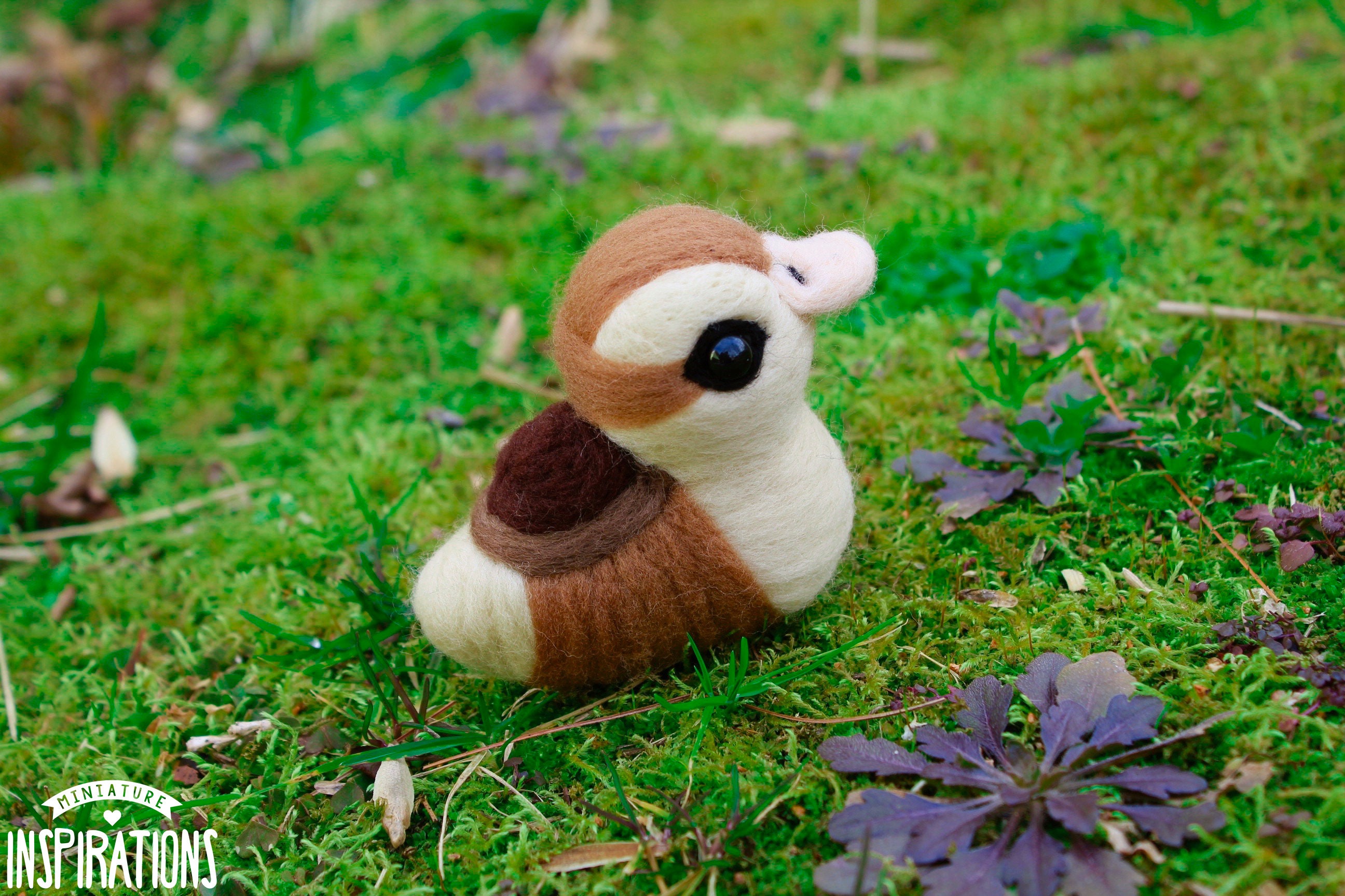 Needle Felted Baby Turtle Duck Sculpture: Handmade Wool Figure - Etsy
