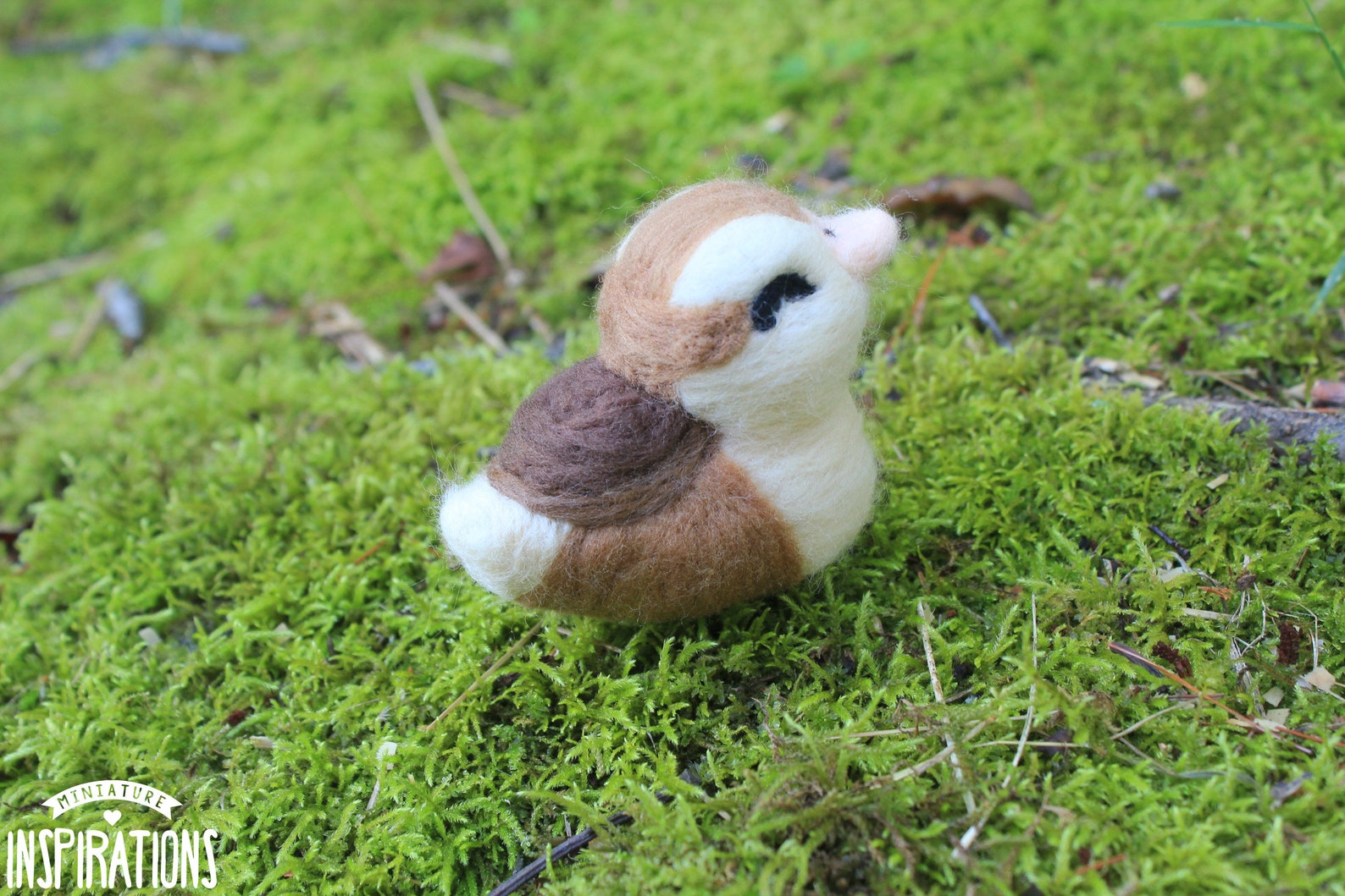 Needle Felted Closed-eyes Baby Turtle Duck Sculpture - Small Turtle ...
