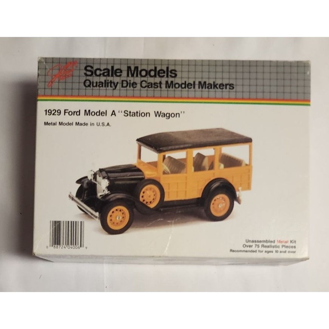 JLE Scale Models Metal Die Cast Ford Model A Station Wagon #4006 - Etsy