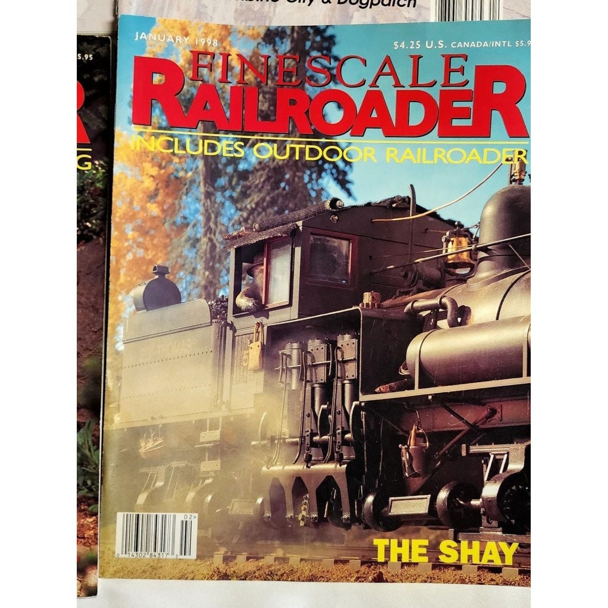 Six Model Train Magazines, 3 Garden Railway, 1 Outdoor Railroader, 2 ...